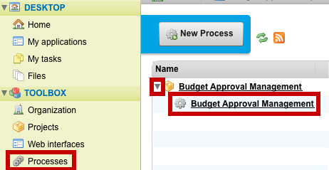 RunMyProcess User Guide » Budget Approval Tutorial